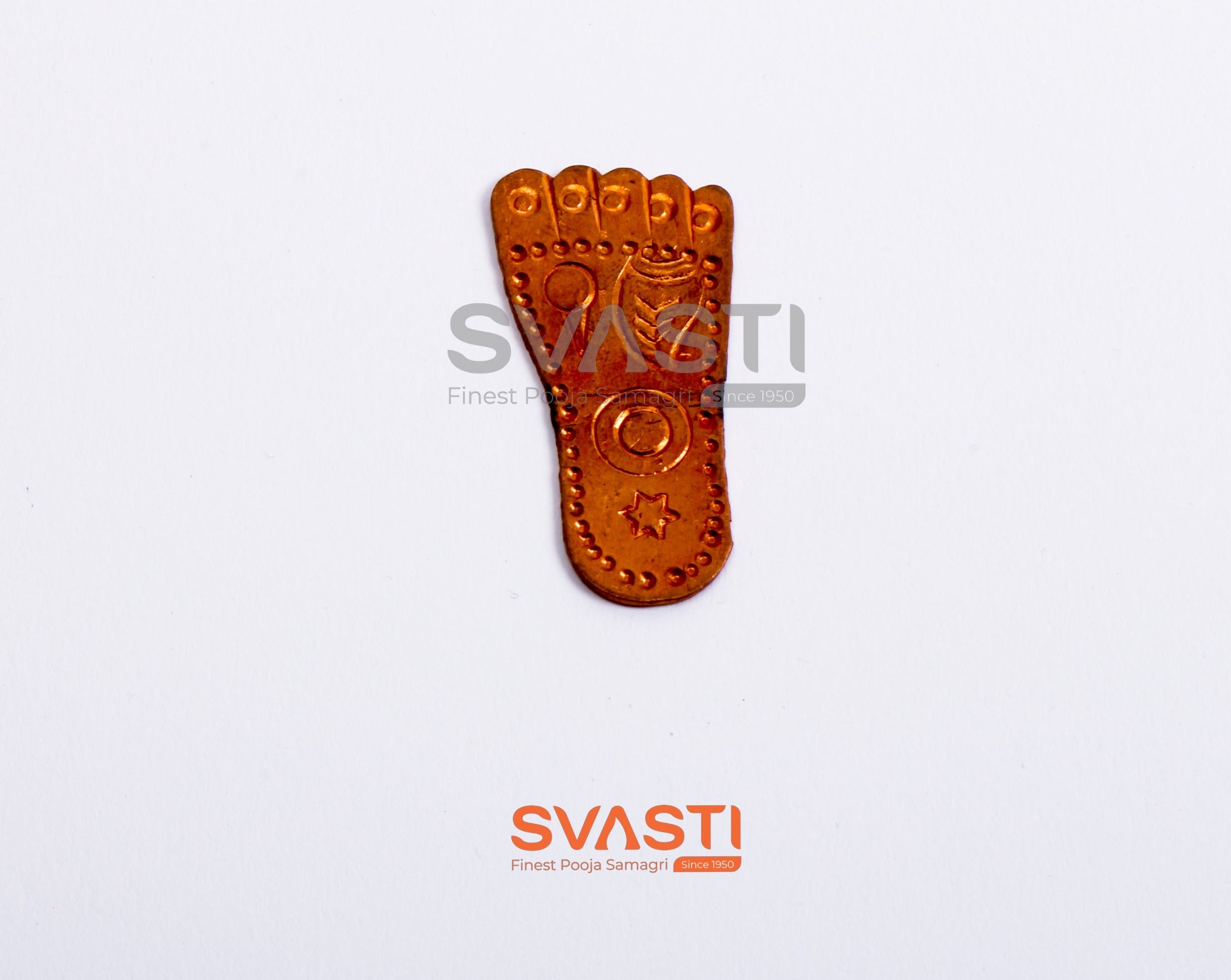 COPPER VISHNU PAADA – Svasti Store