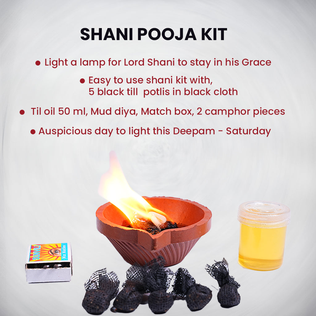 Complete Shani Pooja Kit for Saturday Rituals | Svasti – Svasti Store